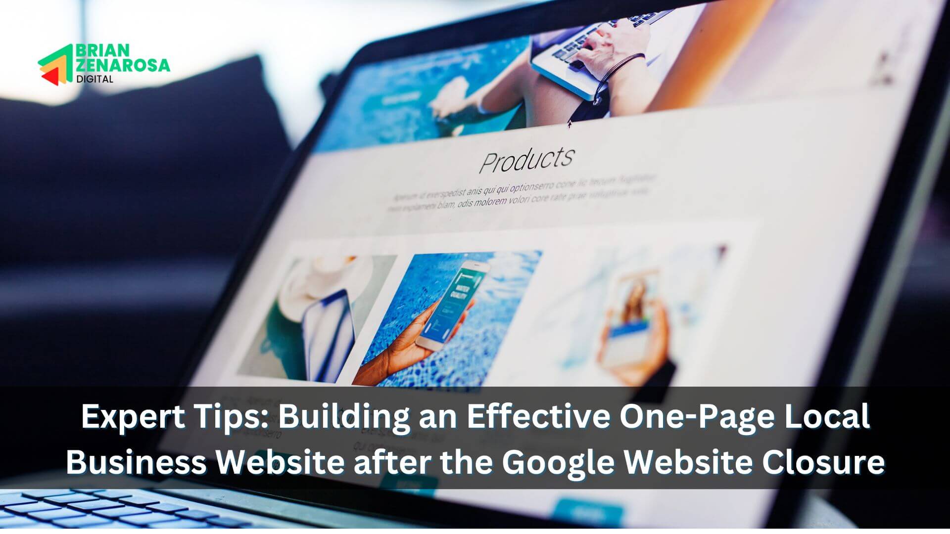 One-Page Local Business Website: Building after the Closure